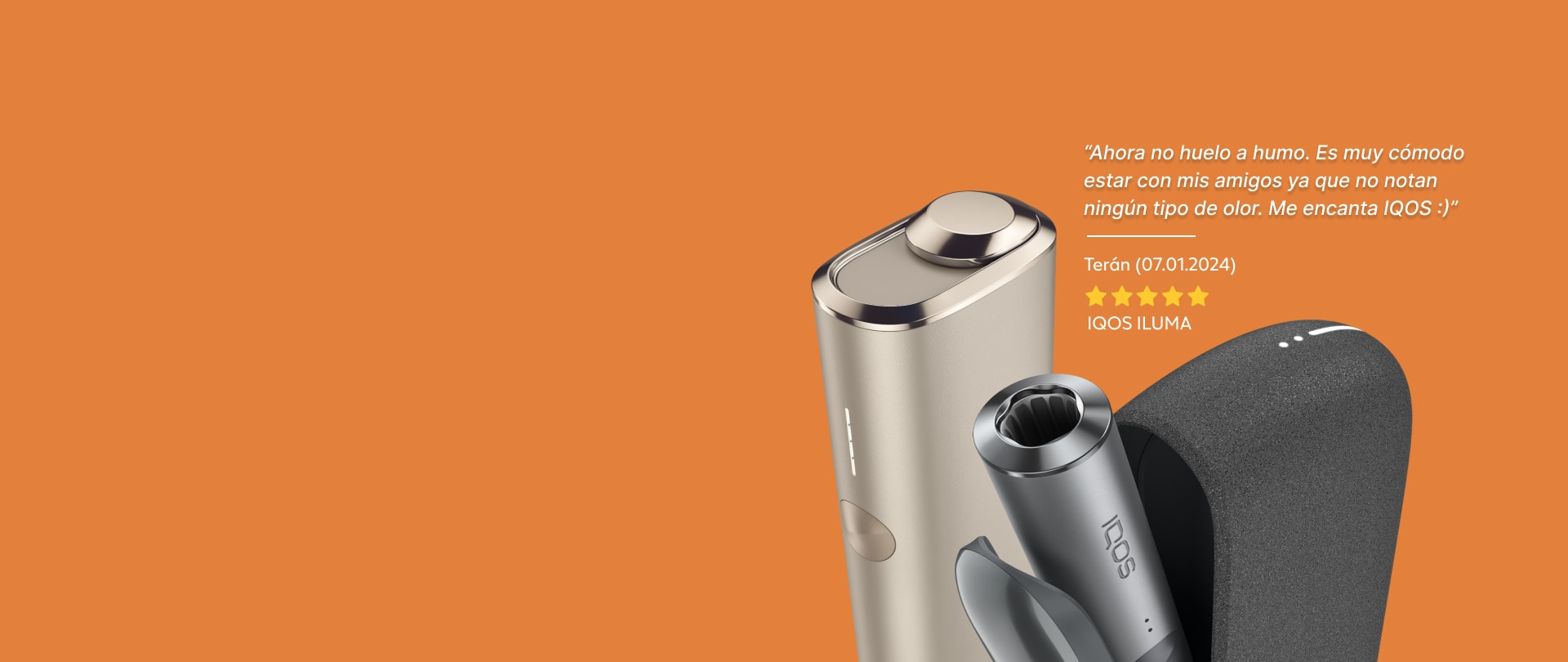 Dispositivos para tabaco calentado | IQOS